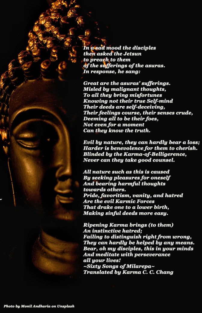 Quotes from the Songs of Milarepa - Suzanne Wagner