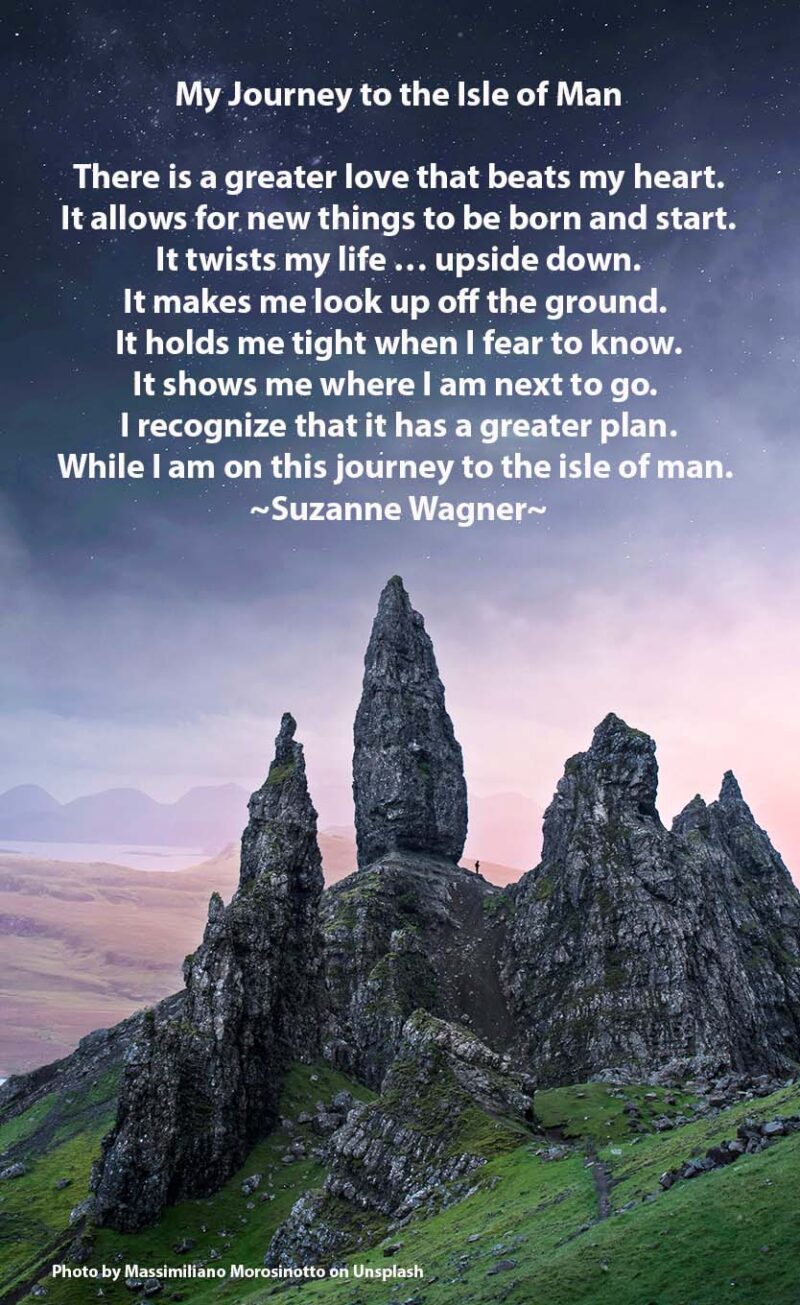 Suzanne Wagner Poem – My Journey to the Isle of Man - Suzanne Wagner