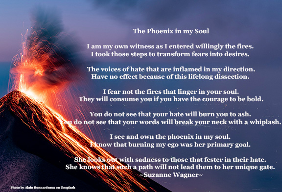 Suzanne Wagner's Poem – The Phoenix in my Soul - Suzanne Wagner